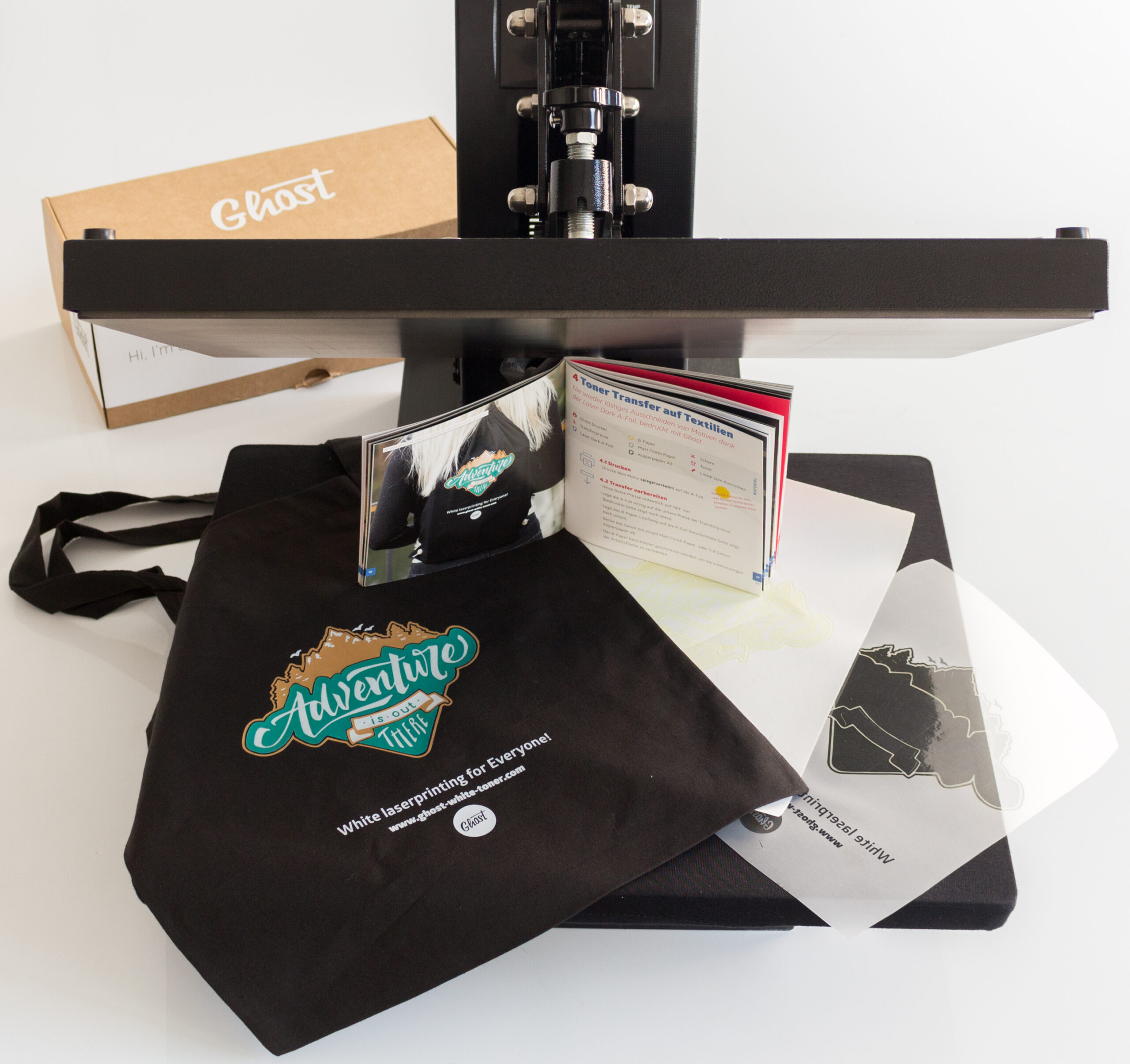 HP White Toner printer for white and transfer printing