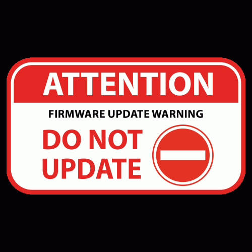 News Ghost White Toner | Firmware Update Warning