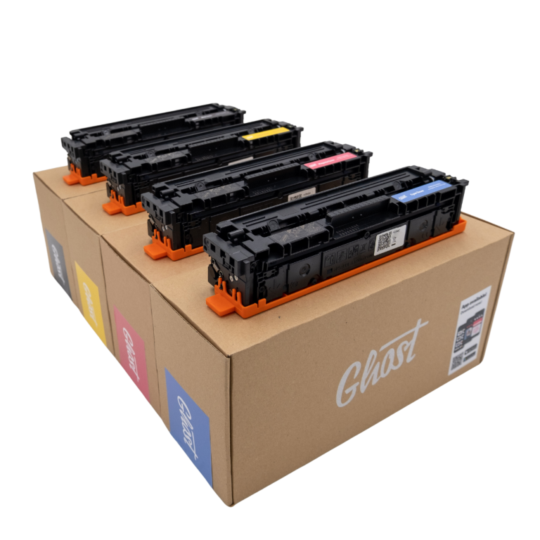 Sublime Yellow Toner M452 (CF412 / 046) • Ghost White Toner